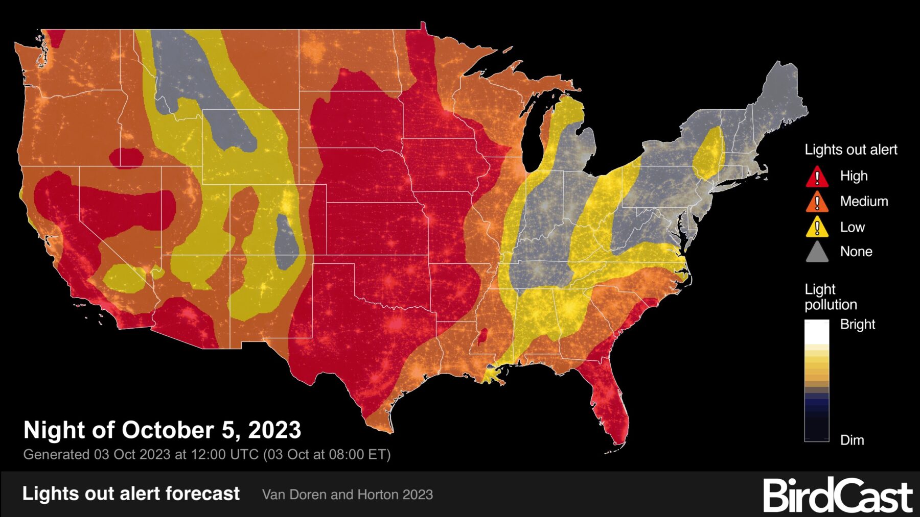 Peak Spring Bird Migration Periods for U.S. Cities - BirdCast